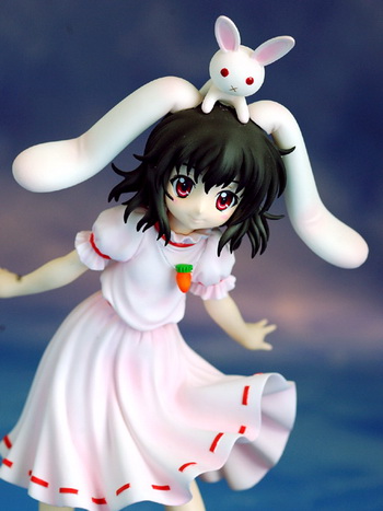 Touhou Project the White Rabbit of Good Fortune Inaba Tewi 1/8 PVC ...