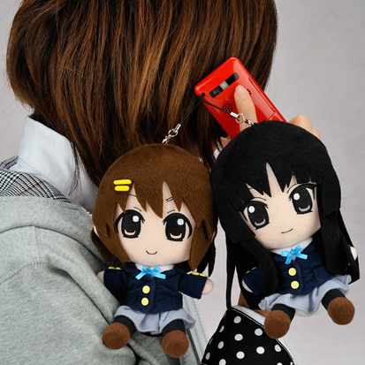 K-ON! Hirasawa Yui & Akiyama Mio plush strip by Gift – Neko Magic