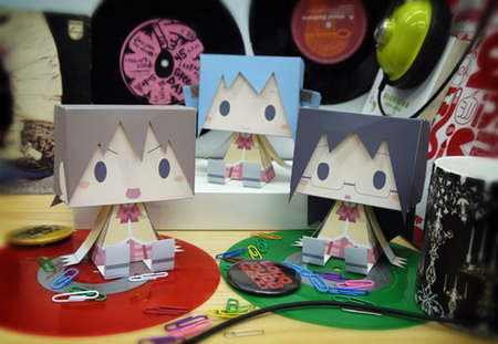 Nichijou – Naganohara Mio Graphig 053 paper craft by Cospa – Neko Magic