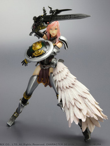 Final Fantasy XIII-2 – Lightning non-scale action figure by Square Enix ...