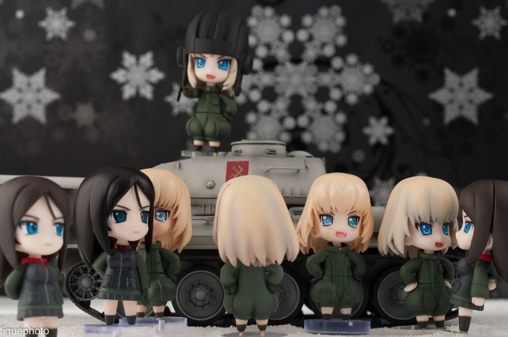 Girls und Panzer – Pravda Set A Deformed Katyusha & Nonna non-scale GK ...