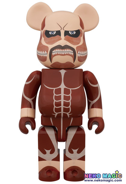Attack on Titan – Colossal Titan 400% BE@RBRICK non-scale action figure ...