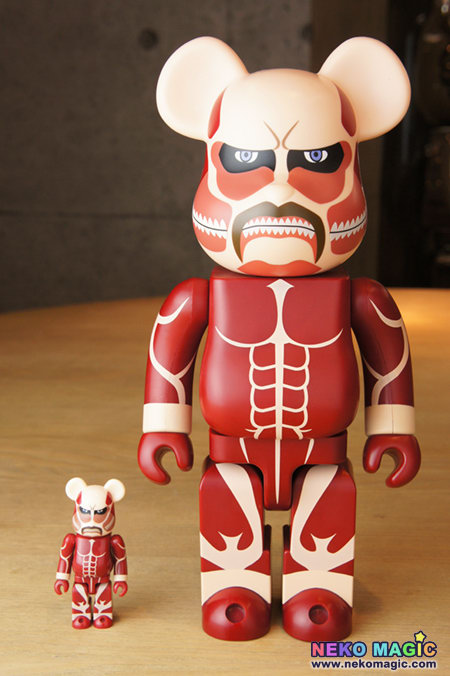 Attack on Titan – Colossal Titan 400% BE@RBRICK non-scale action figure ...