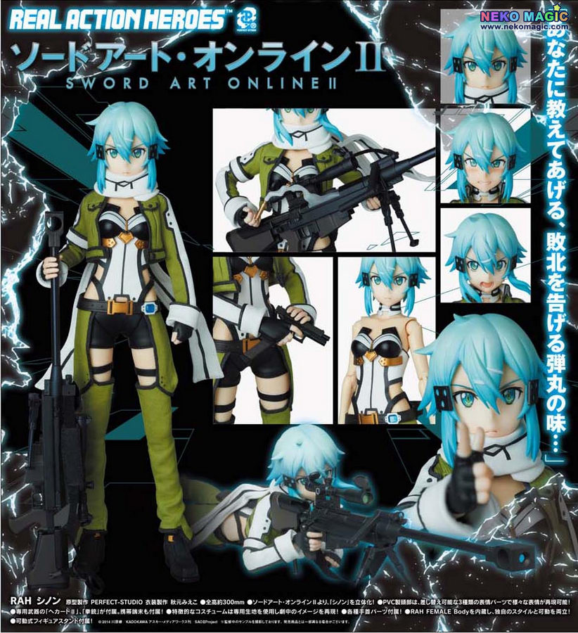 Sword Art Online – Sinon Real Action Heroes 698 30cm doll by Medicom ...