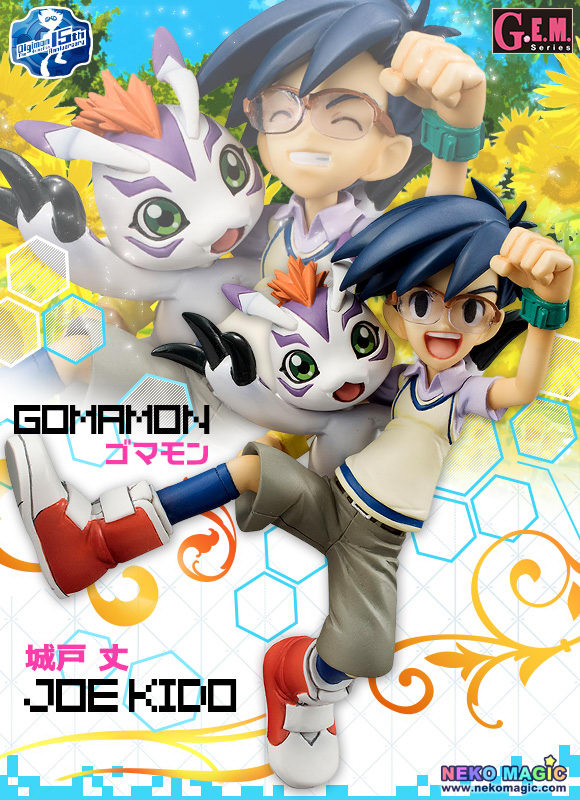 Digimon Adventure – Kido Joe & Gomamon 1/10 PVC figure set by Megahouse ...