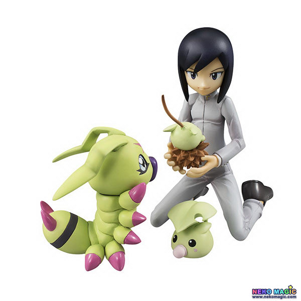 Digimon Adventure 02 – Ichijoji Ken & Wormmon non-scale PVC figure set ...