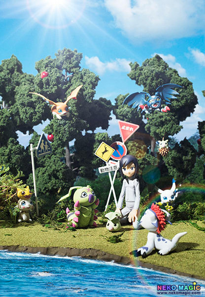 Digimon Adventure 02 – Ichijoji Ken & Wormmon non-scale PVC figure set ...