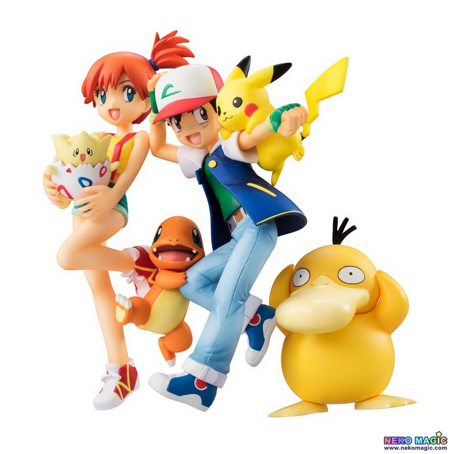 Pokémon – Misty, Togepi, and Psyduck PVC figure set by Megahouse – Neko ...