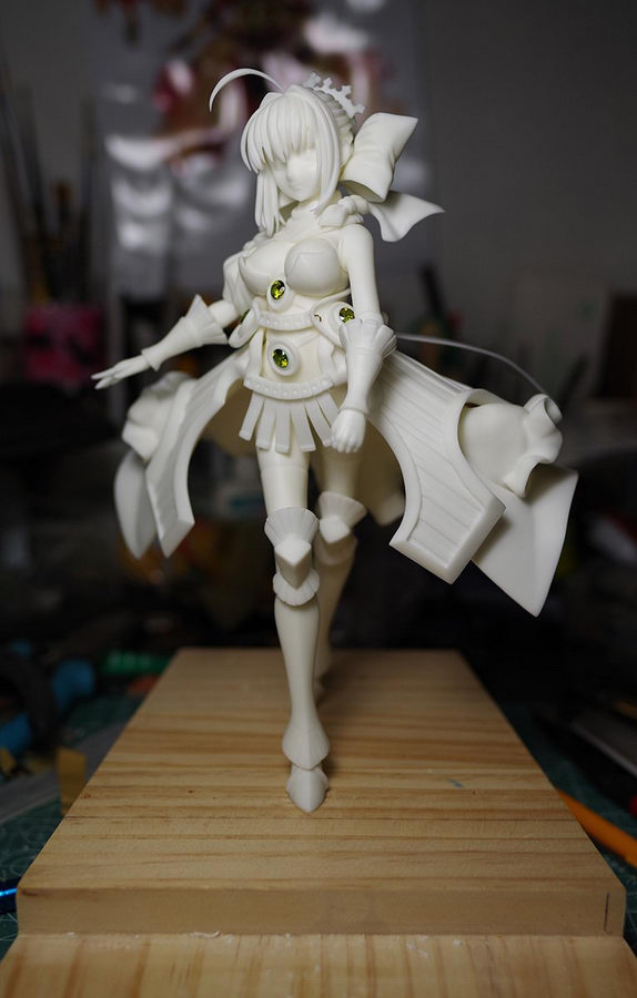 Fate/EXTRA – Red Saber Mystic Code 1/7 GK by Gyuniku Ojou no Garden ...