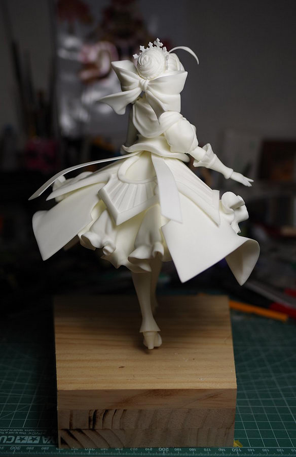 Fate/EXTRA – Red Saber Mystic Code 1/7 GK by Gyuniku Ojou no Garden ...