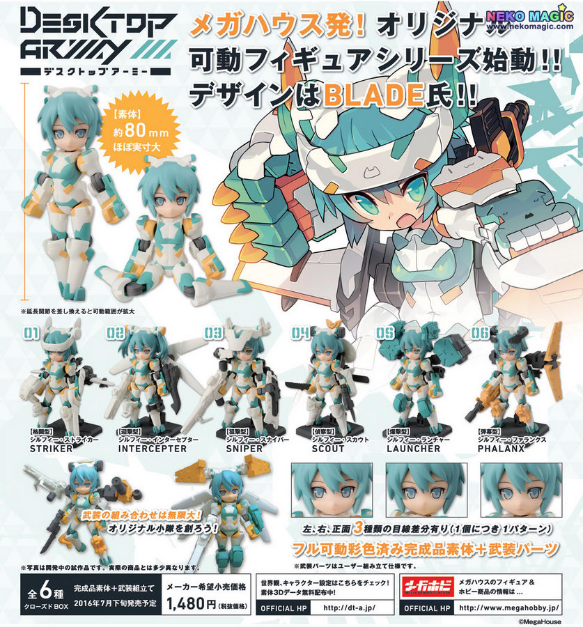 Desktop Army – B-101s Sylphy Series trading figure by Megahouse – Neko ...