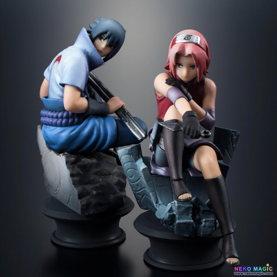 Naruto – Uchiha Sasuke & Haruno Sakura set Chess Piece Collection R ...