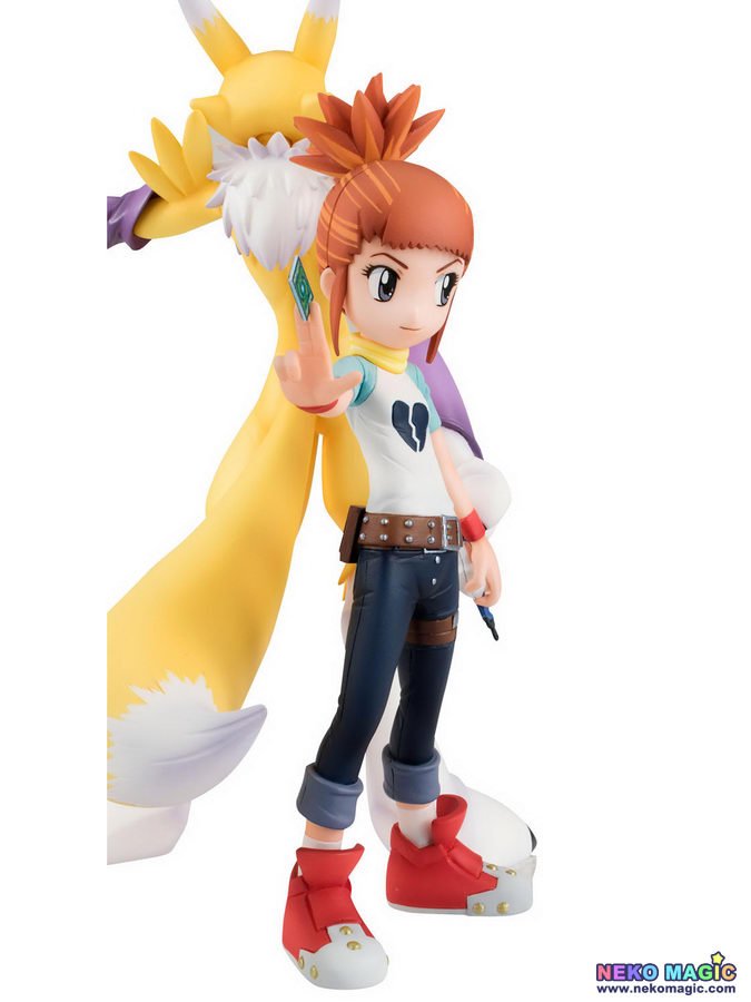 Digimon Tamers – Renamon & Rika Nonaka non-scale PVC figure set by ...