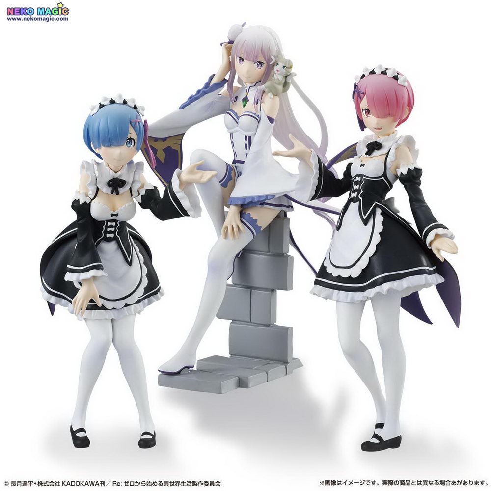 [exclusive] CharaPortraits Re:Zero PVC figure set by Bandai – Neko Magic