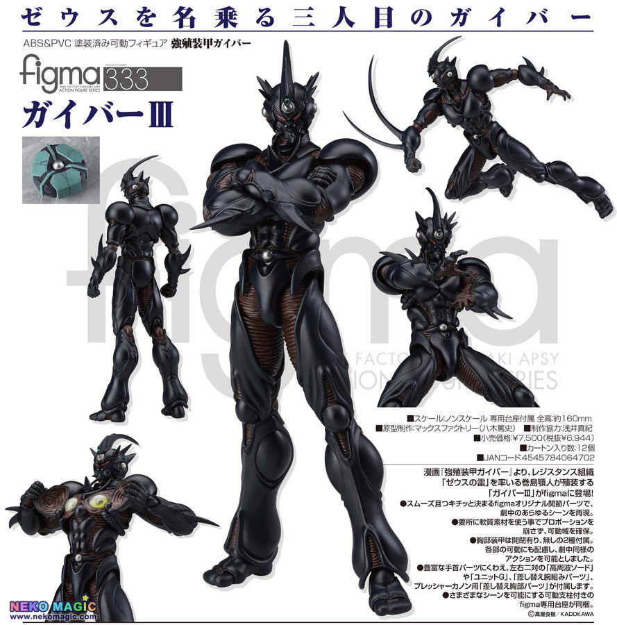 Guyver: The Bioboosted Armor – Guyver III figma 333 action figure by ...