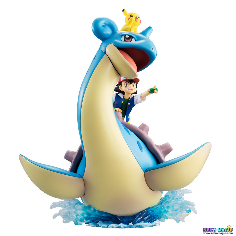 Pokémon – Ash (Satoshi) & Pikachu & Lapras non-scale PVC figure set by ...