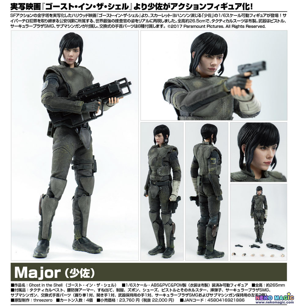 Ghost in the Shell – Major 1/6 action figure by threezero – Neko Magic