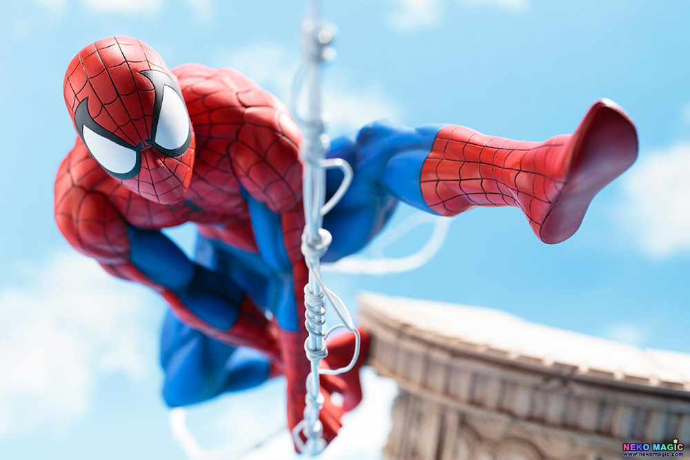 Marvel Comics – Spider-Man Web Slinger 1/6 PVC Pre-painted Easy ...