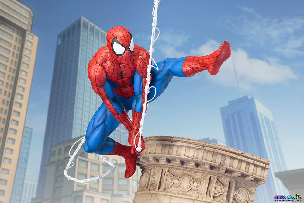 Marvel Comics – Spider-Man Web Slinger 1/6 PVC Pre-painted Easy ...