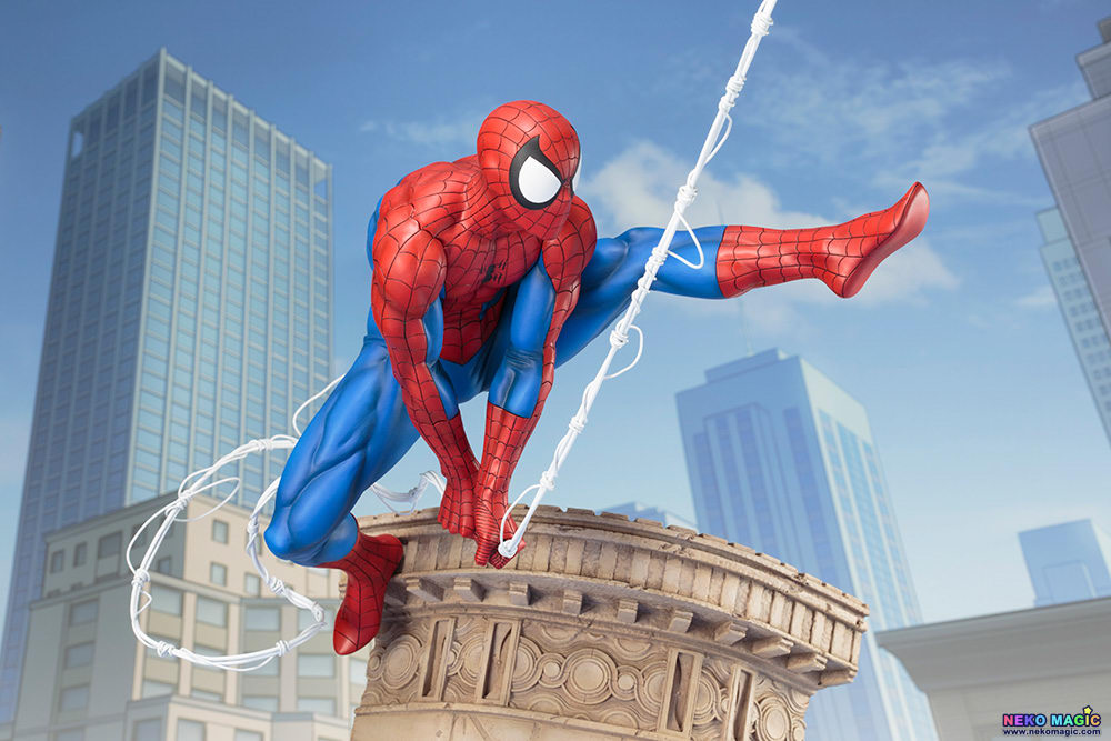 Marvel Comics – Spider-Man Web Slinger 1/6 PVC Pre-painted Easy ...