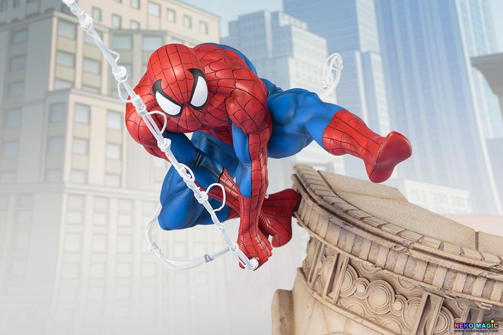 Marvel Comics – Spider-Man Web Slinger 1/6 PVC Pre-painted Easy ...