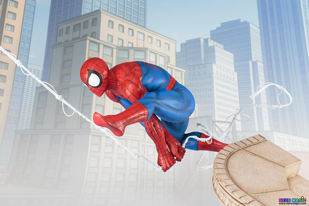 Marvel Comics – Spider-Man Web Slinger 1/6 PVC Pre-painted Easy ...