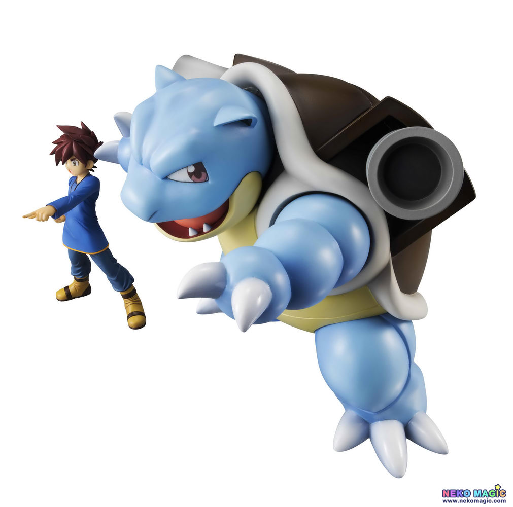 Pokémon – Gary (Shigerui) & Blastoise non-scale PVC figure set by ...