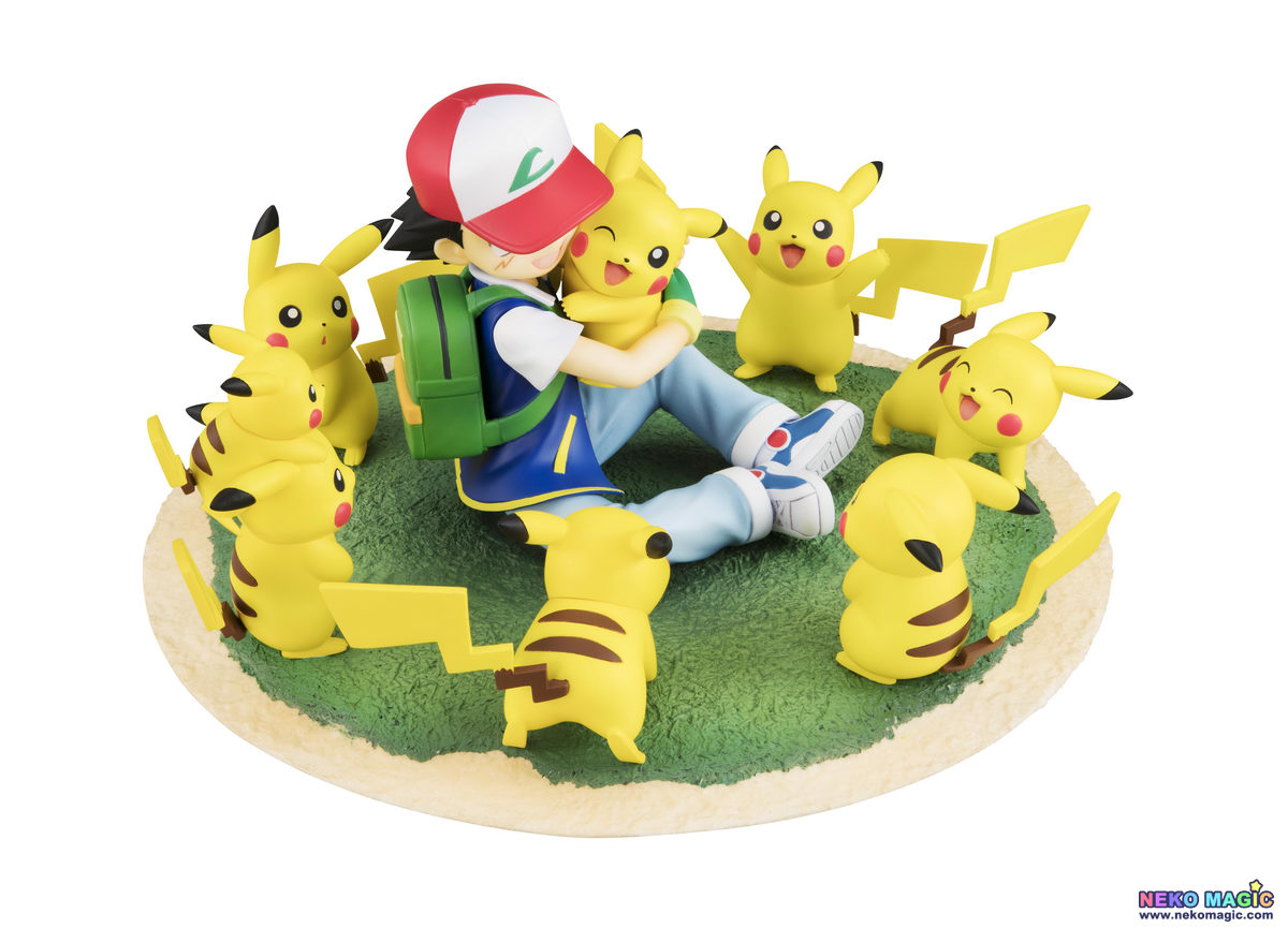 Pokémon – Ash (Satoshi) & Pikachu Lots of Pikachu Ver. non-scale PVC ...