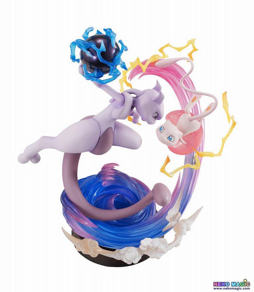 Pokémon – Mew & Mewtwo G.E.M. EX series non-scale PVC figure set by ...