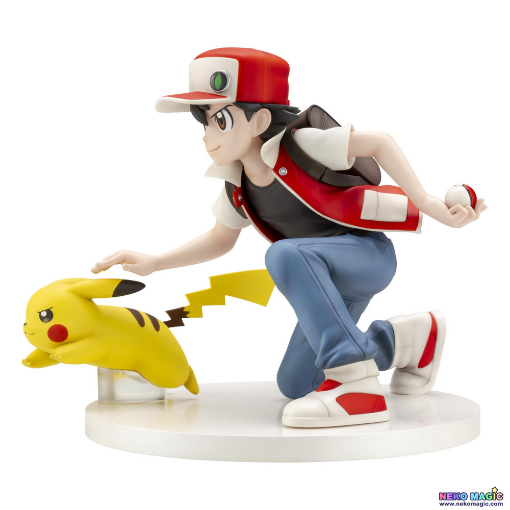 [exclusive] Pokémon – Red & Pikachu 1/8 PVC figure set by Pokémon ...