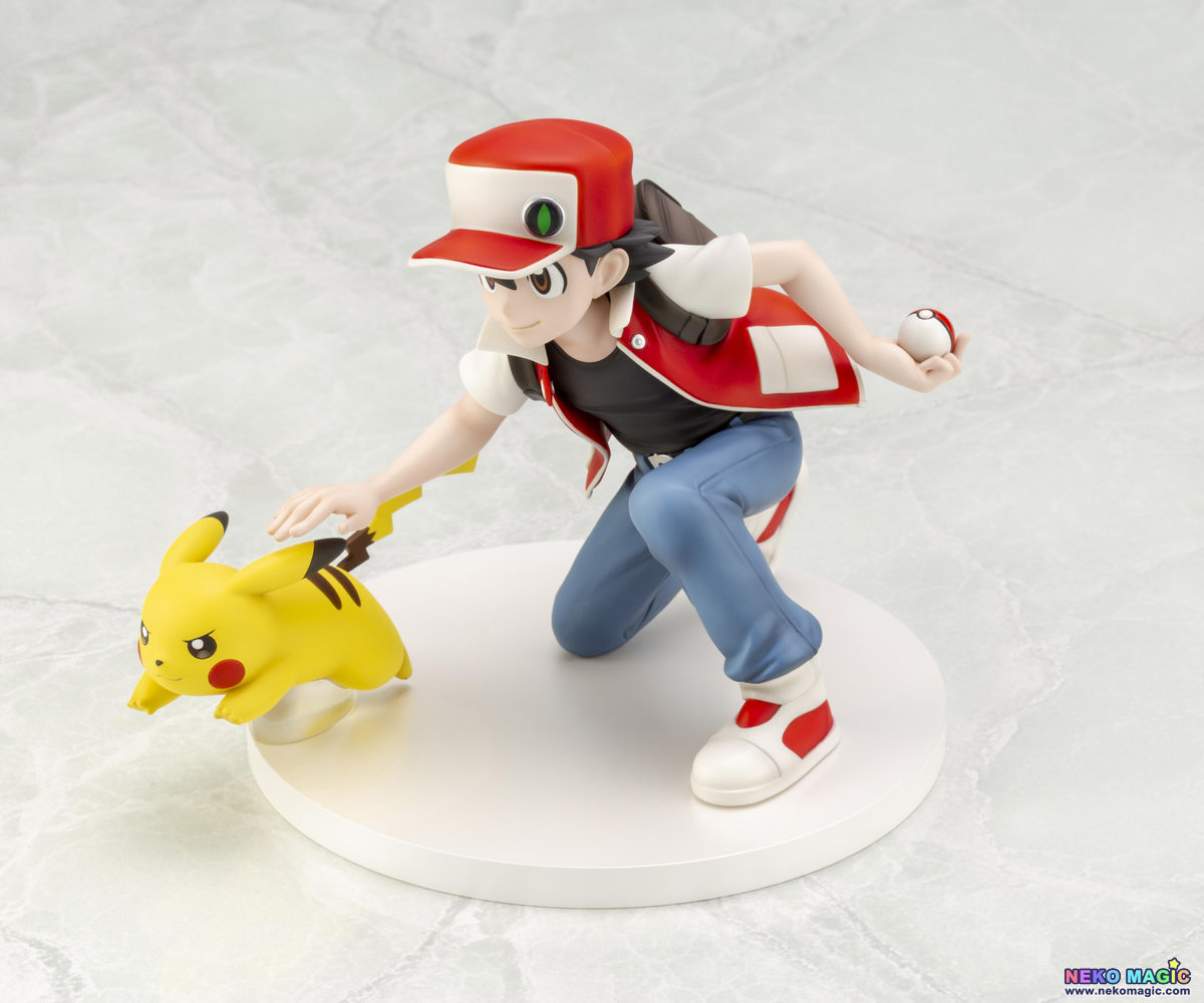 [exclusive] Pokémon – Red & Pikachu 1/8 PVC figure set by Pokémon ...
