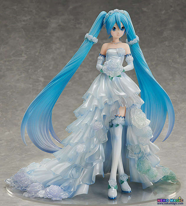 [exclusive] Vocaloid 2 – Hatsune Miku Wedding Dress Ver. 1/7 PVC figure ...