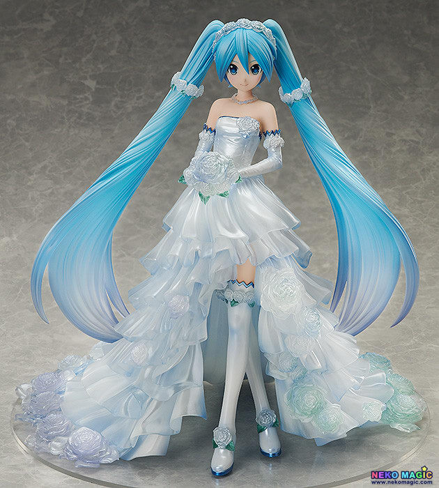 [exclusive] Vocaloid 2 – Hatsune Miku Wedding Dress Ver. 1/7 PVC figure ...