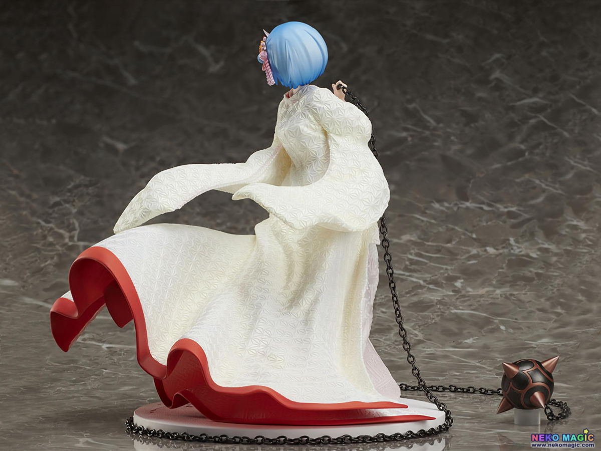 [exclusive] Re:Zero – Rem -Oni Bride- 1/7 PVC figure by F:NEX (FuRyu ...