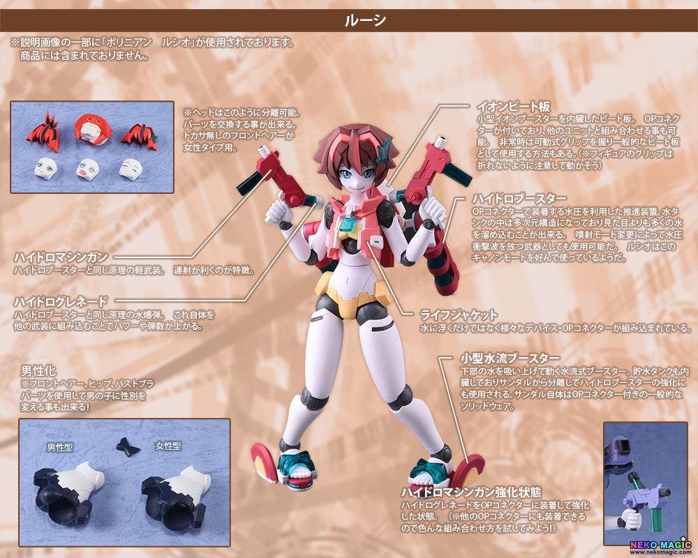 Robot Neoanthropinae Polynian – Rucy Polynian non-scale PVC action ...