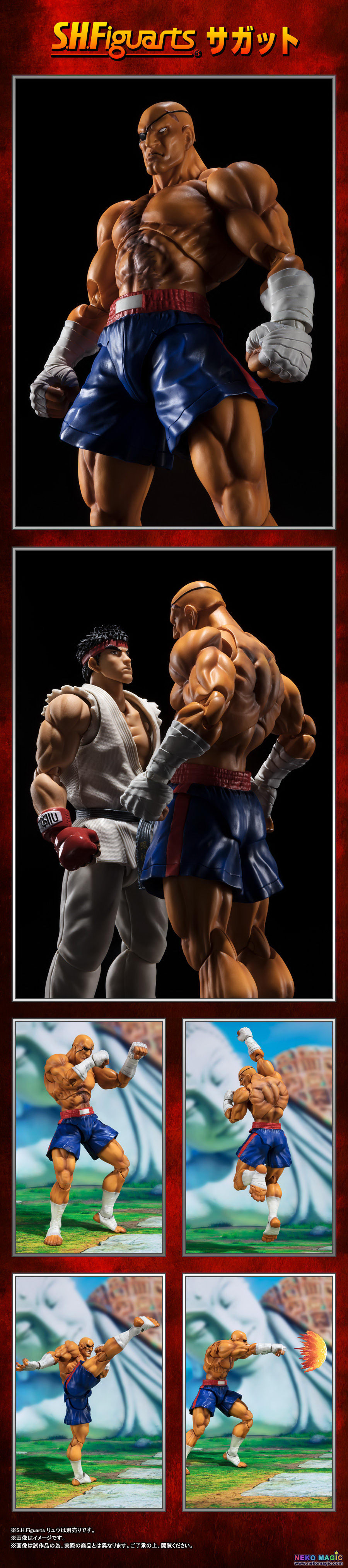 [exclusive] Street Fighter V – Sagat S.H.Figuarts action figure by ...