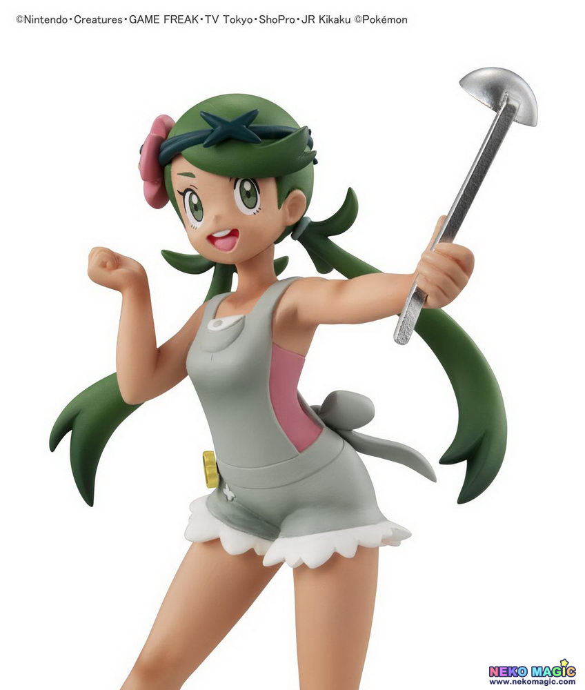 Pokémon – Mallow (Mao) & Steenee non-scale PVC figure set by Megahouse ...