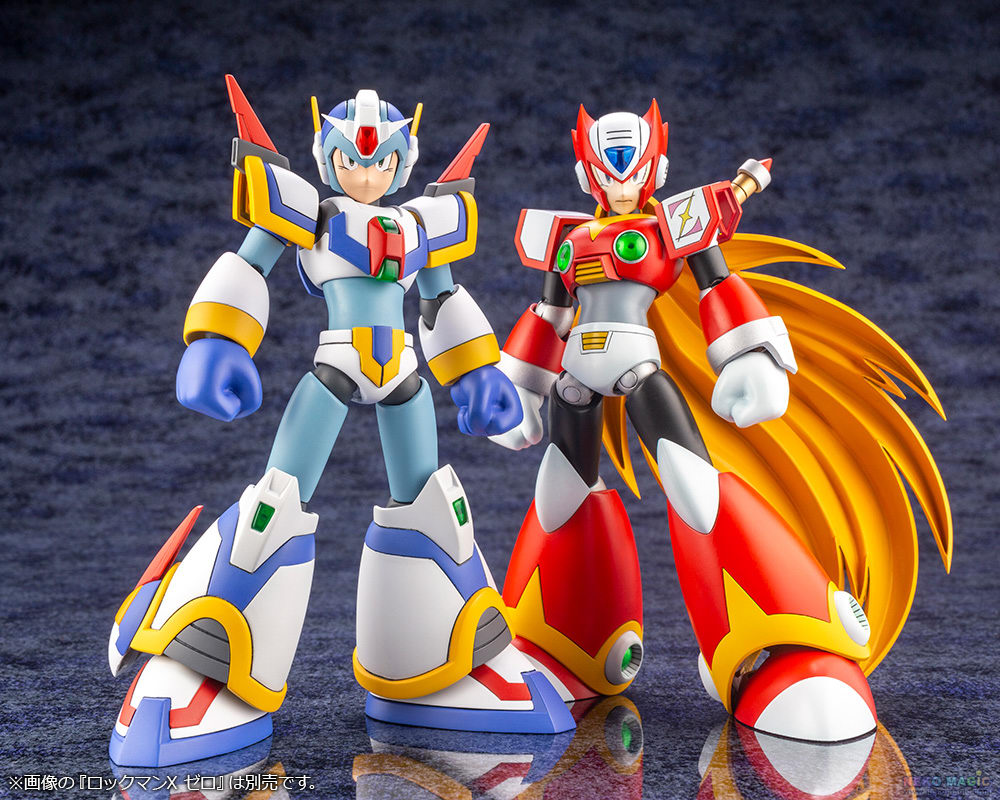 Rockman X/Mega Man X – Force Armor 1/12 plastic model kit by Kotobukiya ...