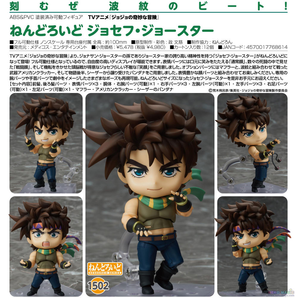 JoJo’s Bizarre Adventure – Joseph Joestar Nendoroid No.1502 action ...