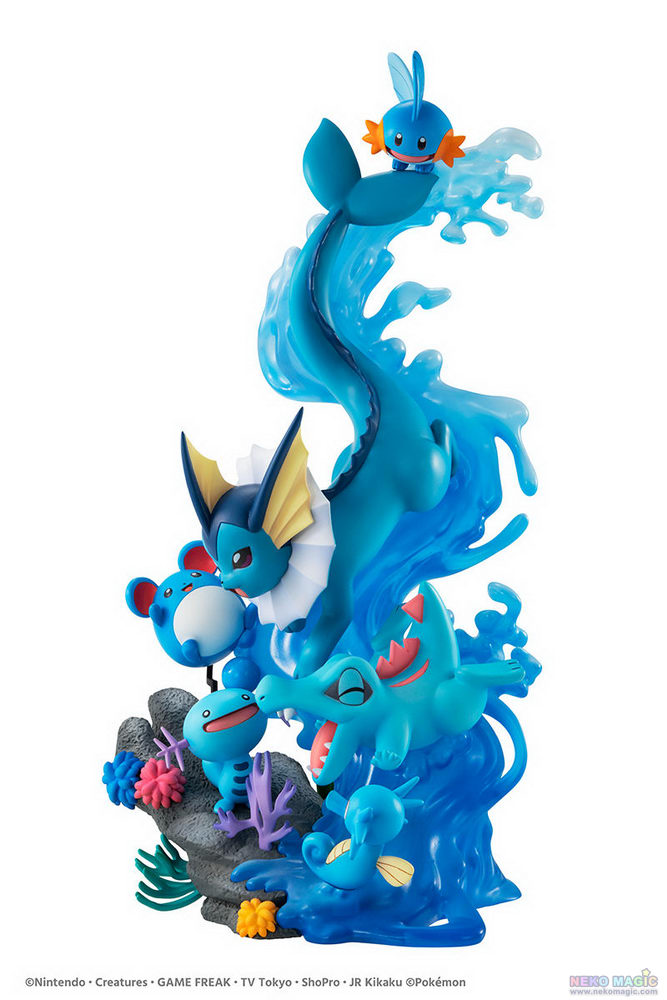 Pokémon – Water Type DIVE TO BLUE G.E.M. EX series non-scale PVC figure ...